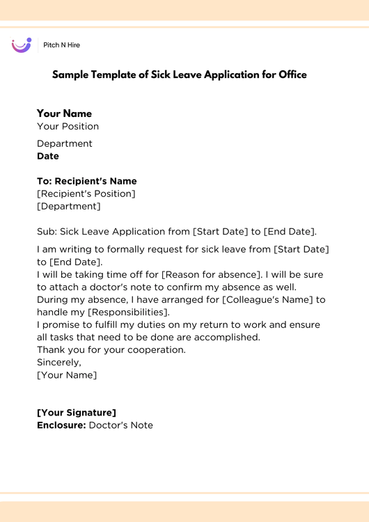 Application for Sick Leave: A Complete Guide with Templates