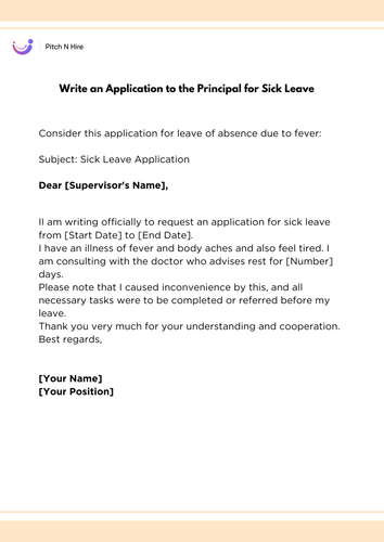Application for Sick Leave: A Complete Guide with Templates